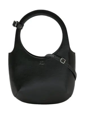 COURREGES Holy Naplack Zipped Tote Bag - Black