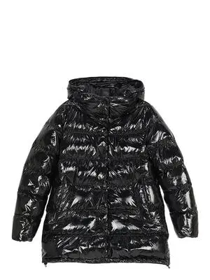 Herno Quilted Down Jacket With Hood - Black
