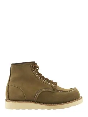 Red Wing Lace Up Ankle Boots - Green