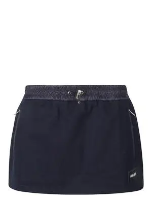 MIU MIU Miu Miu Drawstring Mini Skirt