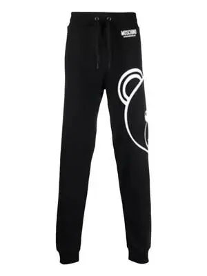 Moschino Logo Details Sweatpants - Black