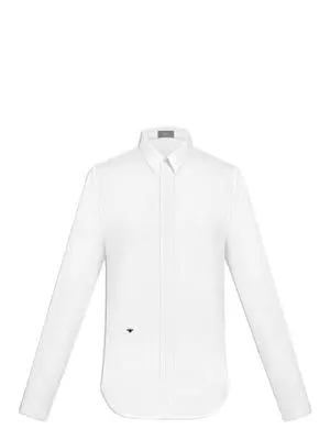 Dior Bee Embroidered Long-sleeved Shirt - White