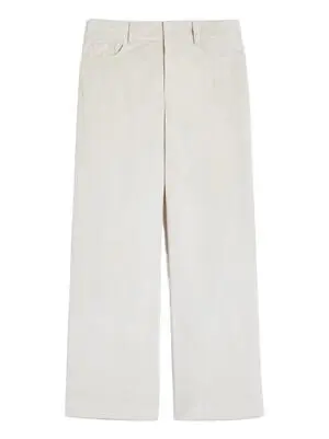 Max Mara Eneide Corduroy Trousers - Ivory