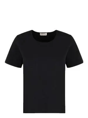 P.a.r.o.s.h Knitted Top With Crew Neck - Black