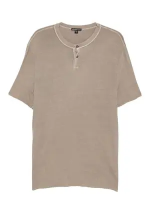 JAMES PERSE Crew Neck Short-sleeved T-shirt - Nude