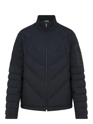 Hugo Boss Quilted Patch Down Jacket - Black