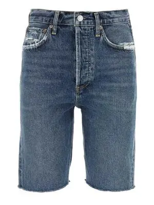 AGOLDE 90's Mid Rise Denim Shorts - Blue