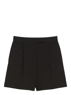 Max Mara High-waist Pleated Shorts - Black