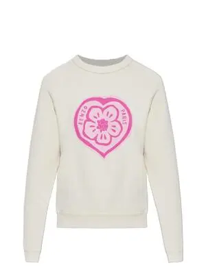 Kenzo Heart Logo Sweatshirt - White