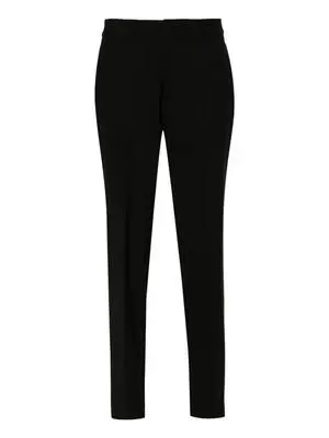 P.a.r.o.s.h High-waist Straight-leg Trousers - Black