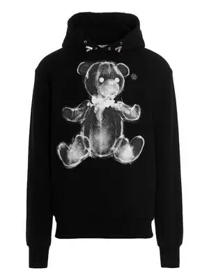 Philipp Plein Rx Teddy Bear Hooded Sweater - Black