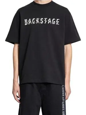 44 LABEL GROUP Backstage Logo T-shirt - Black