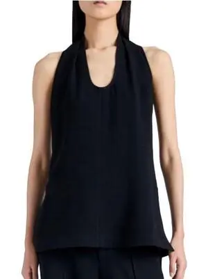 Proenza Schouler Miller Halter Neck Top - Black