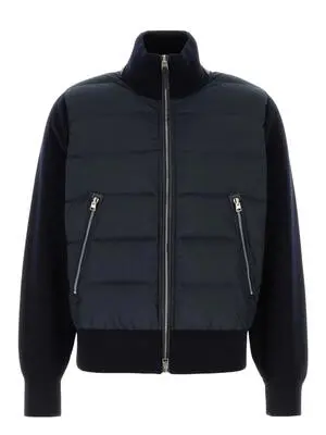 TOM FORD Tom Ford High-Neck Zipped Wool Jacket With Quilted Front