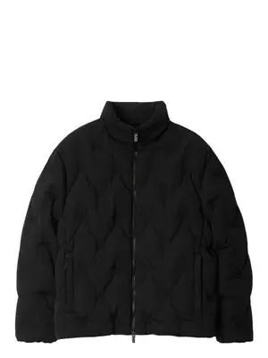 Burberry High-neck Puffer Jacket - Black