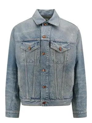 HAIKURE Haikure Sage Denim Trucker Jacket