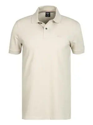 Hugo Boss Logo Embroidered Regular-fit Polo Shirt - White