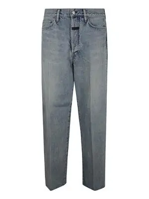 Fear Of God Pressed Crease Jeans - Gray