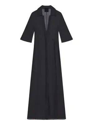 Givenchy And Linen Dress - Black