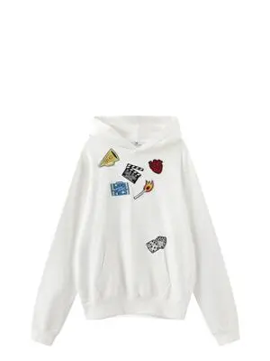 Marissa Chiara Long-sleeved Sweatshirt - White