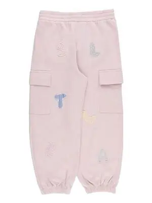 Stella McCartney Elasticated Waist Sweatpants With Flap Pockets - Pink