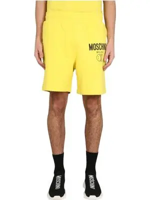 Moschino Printed Shorts - Yellow