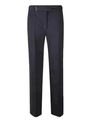 Prada Pleated Tailored Trousers - Blue