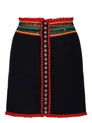 PACO RABANNE Paco Rabanne Macramé Miniskirt