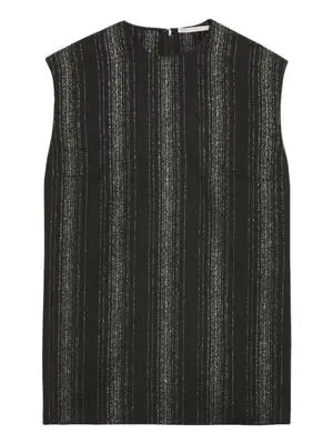 STELLA MCCARTNEY Stella McCartney Lurex Striped Crewneck Blouse