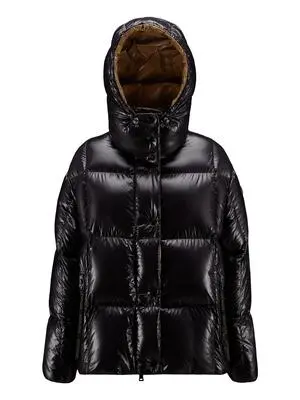 Moncler Parana Quilted Puffer Jacket With Detachable Hood - Black