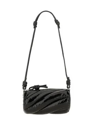 Fiorucci Zippered Shoulder Bag - Black