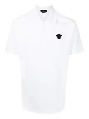 Versace Medusa Polo Shirt - White