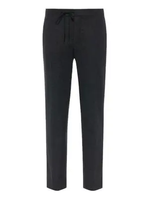MAISON MARGIELA Maison Margiela Drawstring Tailored Trousers Dark Grey