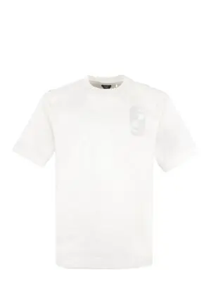 Fendi Logo-embroidered T-shirt - White