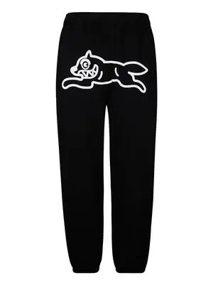 ICECREAM Running Dog Graphic Joggers - Black
