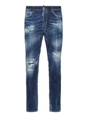 Dsquared2 Medium Ripped Cool Guy Jeans - Blue