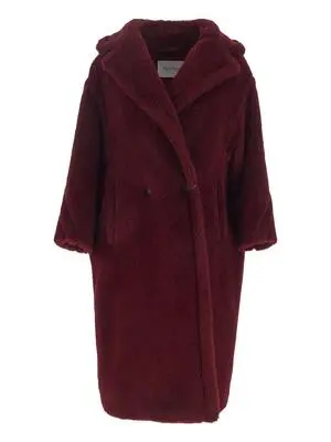 Max Mara Max Mara Tedgirl Long Coat Red