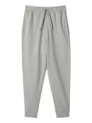 Burberry Elasticated Drawstring Casual Trousers - Light Gray