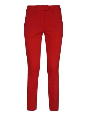 DONDUP Cigarette Pants - Red