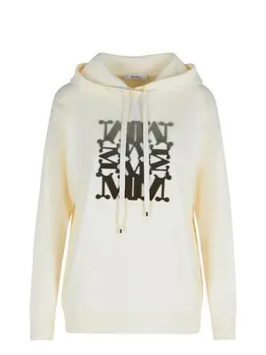 Max Mara Max Mara Taddeo Drawstring Knitted Hoodie No