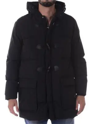 Emporio Armani Long Sleeve Down Jacket - Black
