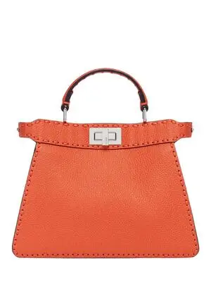 Fendi Peekaboo Iseeu Small Tote Bag - Red