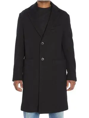 Barena Venezia Lanoso Single-breasted Coat - Black