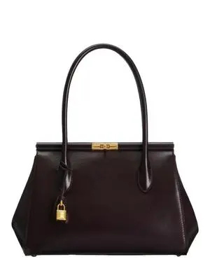 Dolce & Gabbana Marlene Padlock Tote Bag - Burgundy Red