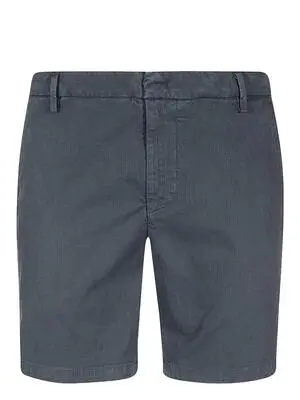 DONDUP Logo Detail Shorts - Black