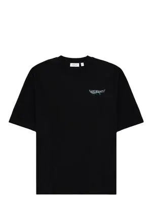 Off-White Off-White Logo Printed Crewneck T-Shirt Black