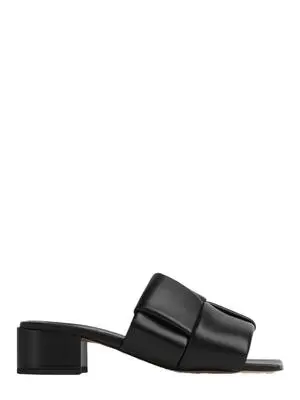 Bottega Veneta Padded Mules - Black