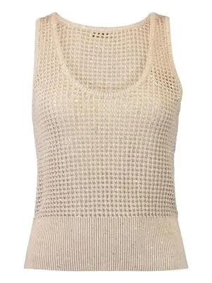 BRUNELLO CUCINELLI Brunello Cucinelli Sleeveless Knitted Tank Top