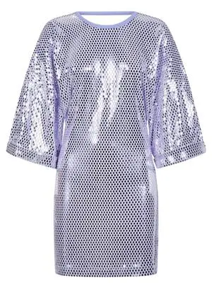 ROTATE BY BIRGER CHRISTENSEN Short-sleeved Dress - White