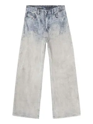 DIESEL® Diesel 1996 D Sire Wide-Leg Jeans Light Blue